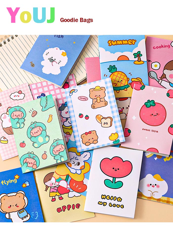 卡通可爱小本子 32页记事本 Goodie Bag小礼物 多款选 – YoUJ Art·有间画材